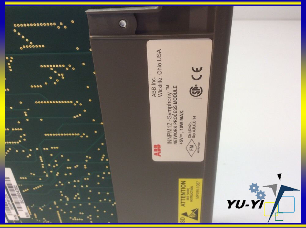 ABB Bailey INNPM12 Infi 90 Symphony Network Process Module - PLC DCS SERVO Control MOTOR POWER ...